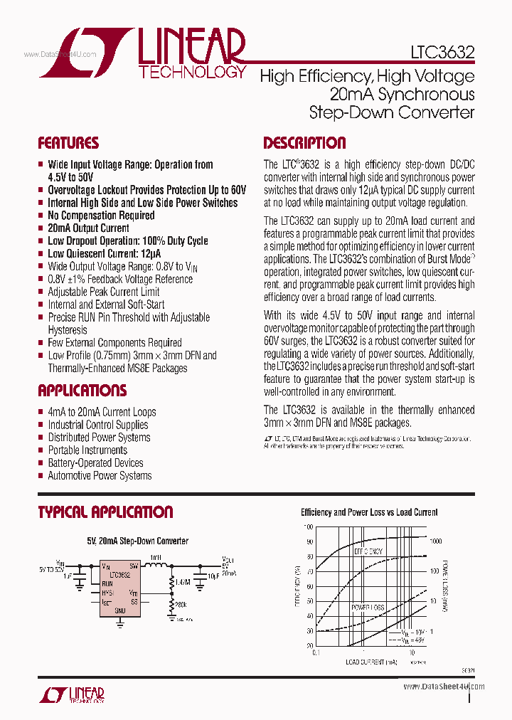 LTC3632_4484345.PDF Datasheet Download --- IC-ON-LINE