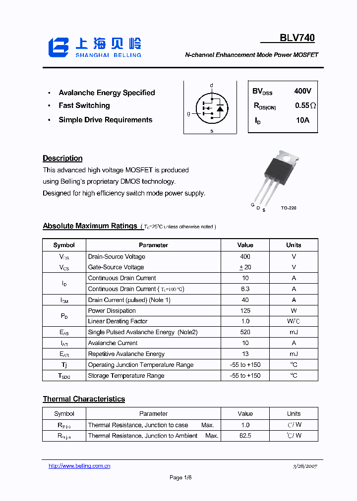 BLV740_4634969.PDF Datasheet Download --- IC-ON-LINE