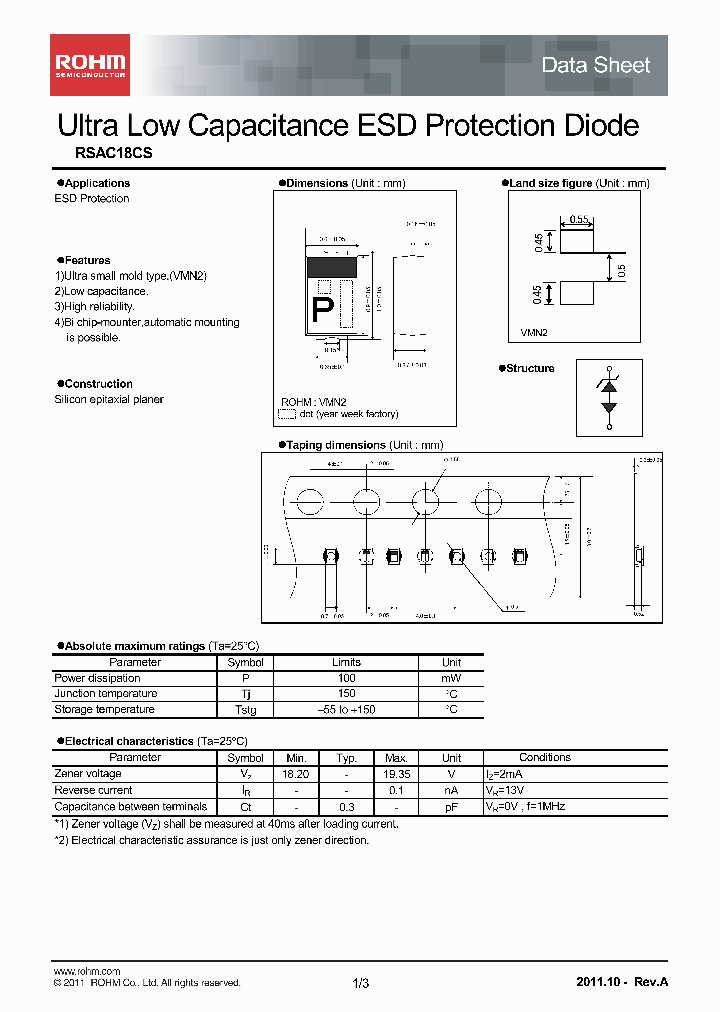 RSAC18CS_4663406.PDF Datasheet Download --- IC-ON-LINE