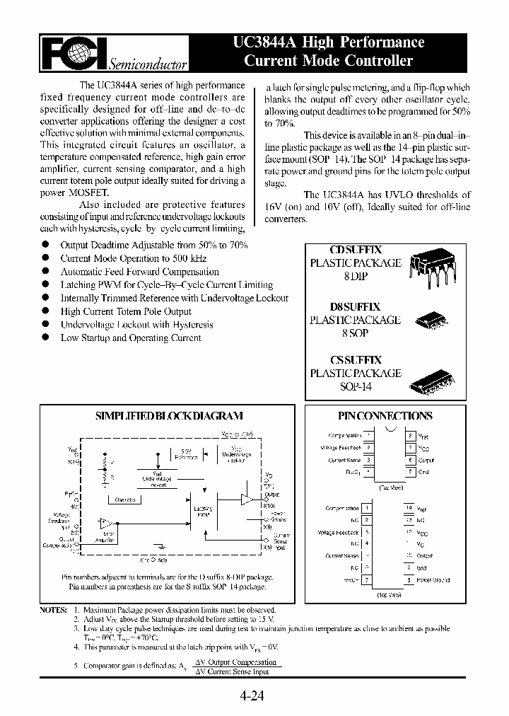 UC3844A_4695429.PDF Datasheet Download --- IC-ON-LINE