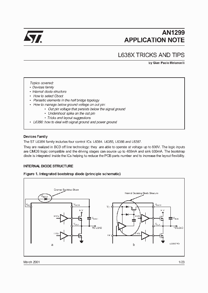 AN1299_4745487.PDF Datasheet Download --- IC-ON-LINE