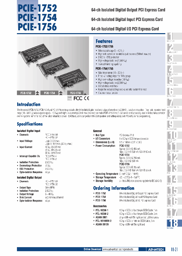 PCIE-1756_4787159.PDF Datasheet Download --- IC-ON-LINE