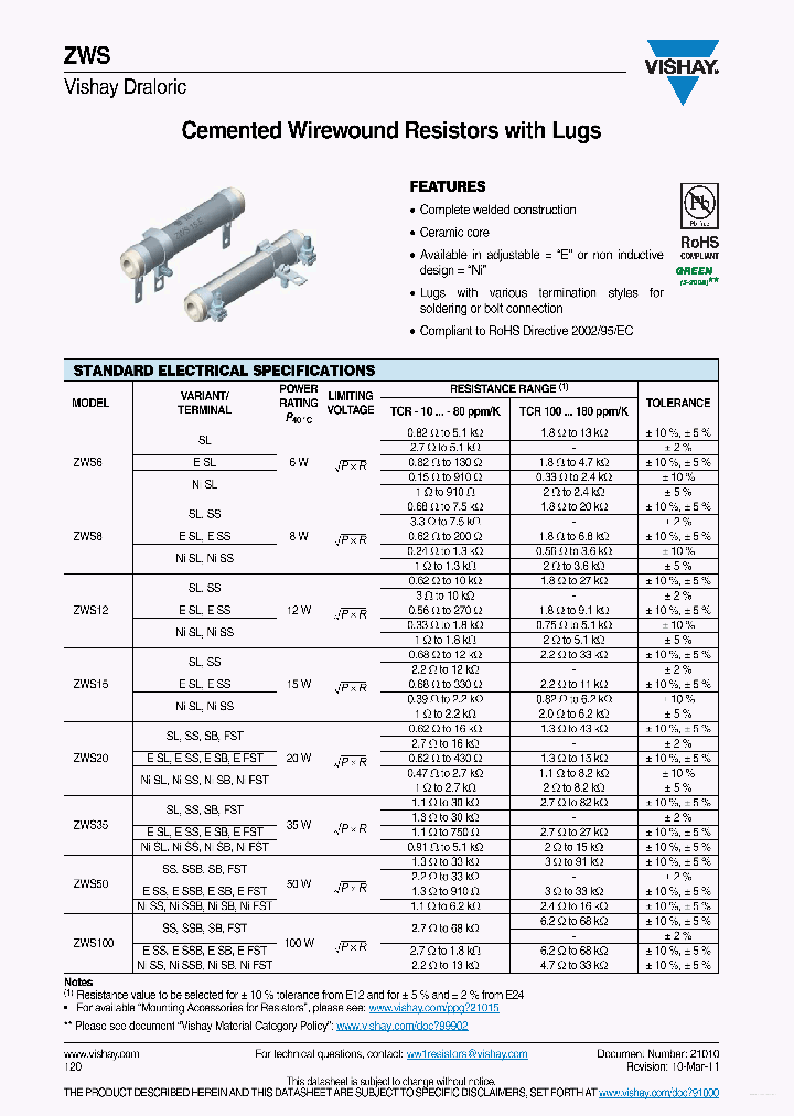 ZWS50_4813824.PDF Datasheet Download --- IC-ON-LINE