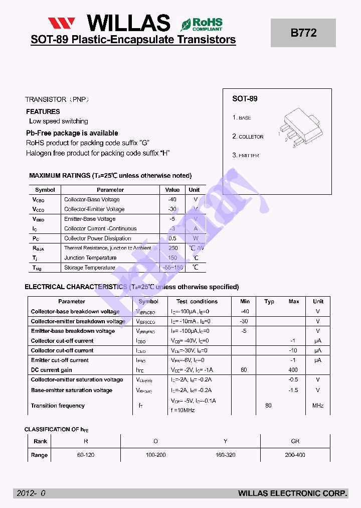 B772_4819579.PDF Datasheet Download --- IC-ON-LINE