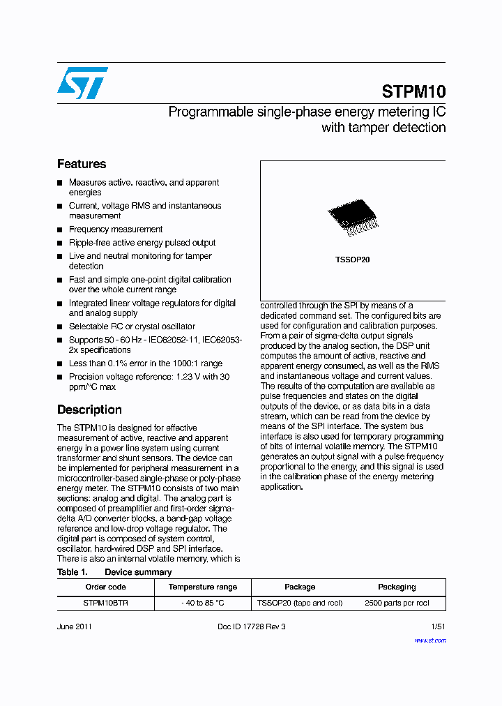 STPM10_4947280.PDF Datasheet Download --- IC-ON-LINE