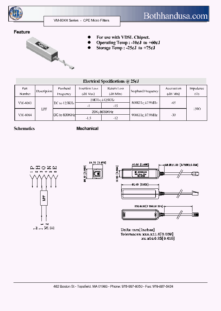 VM-6063_4967859.PDF Datasheet Download --- IC-ON-LINE