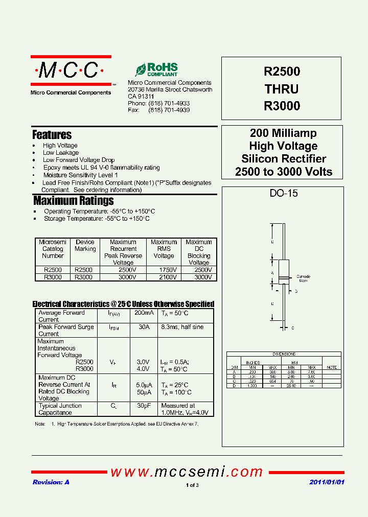 R2500_4989620.PDF Datasheet Download --- IC-ON-LINE
