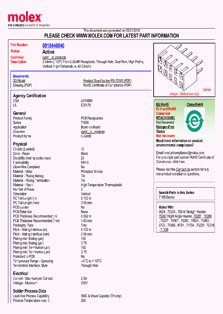 71850-0083_5080477.PDF Datasheet Download --- IC-ON-LINE