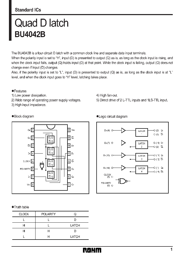 BU4042B_5089485.PDF Datasheet Download --- IC-ON-LINE