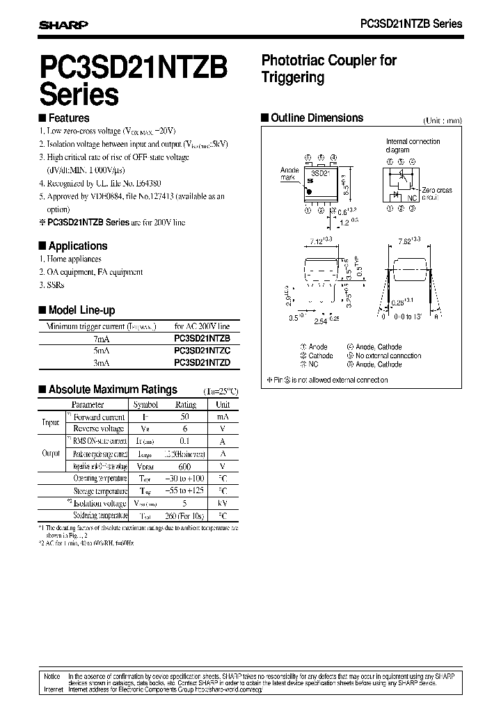 PC3SD21NTZB_5196828.PDF Datasheet Download --- IC-ON-LINE