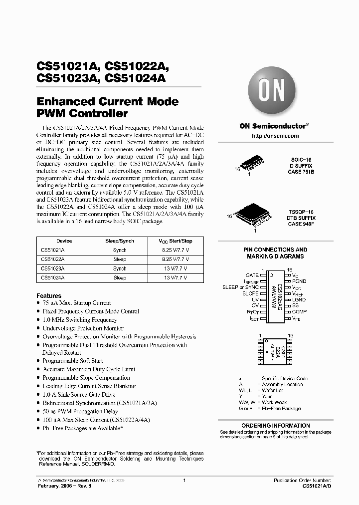 CS51022ADBR2G_5376166.PDF Datasheet Download --- IC-ON-LINE