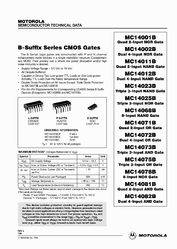 MC14001BCL_5388004.PDF Datasheet Download --- IC-ON-LINE