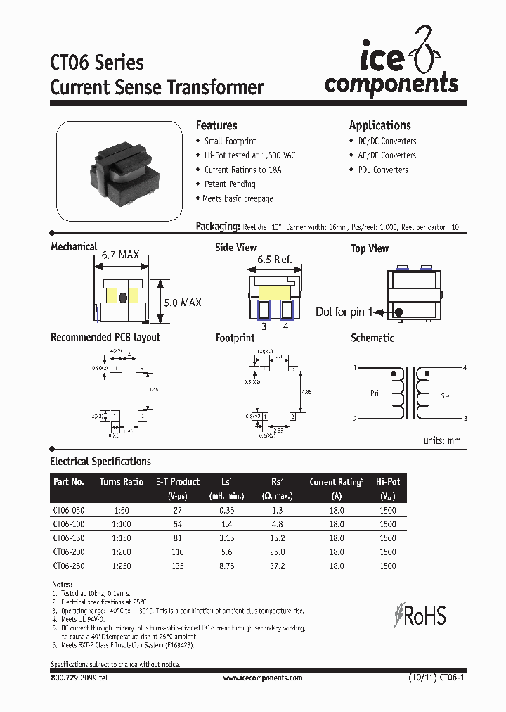 CT06-200_5401383.PDF Datasheet Download --- IC-ON-LINE