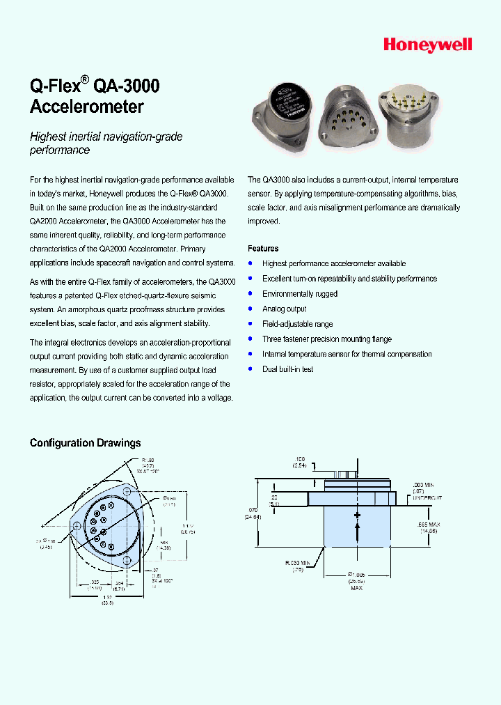 QA3000-010_5456878.PDF Datasheet Download --- IC-ON-LINE