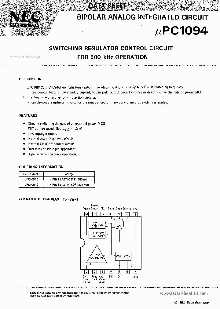 C1094_5481667.PDF Datasheet Download --- IC-ON-LINE