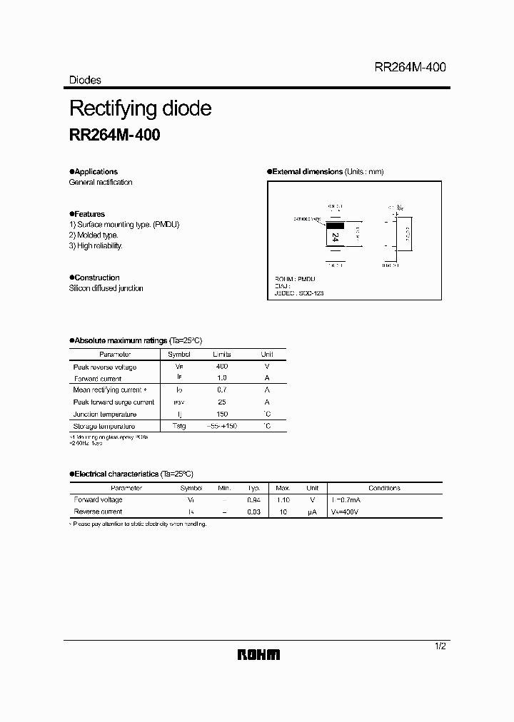 RR264M-400_5543516.PDF Datasheet Download --- IC-ON-LINE