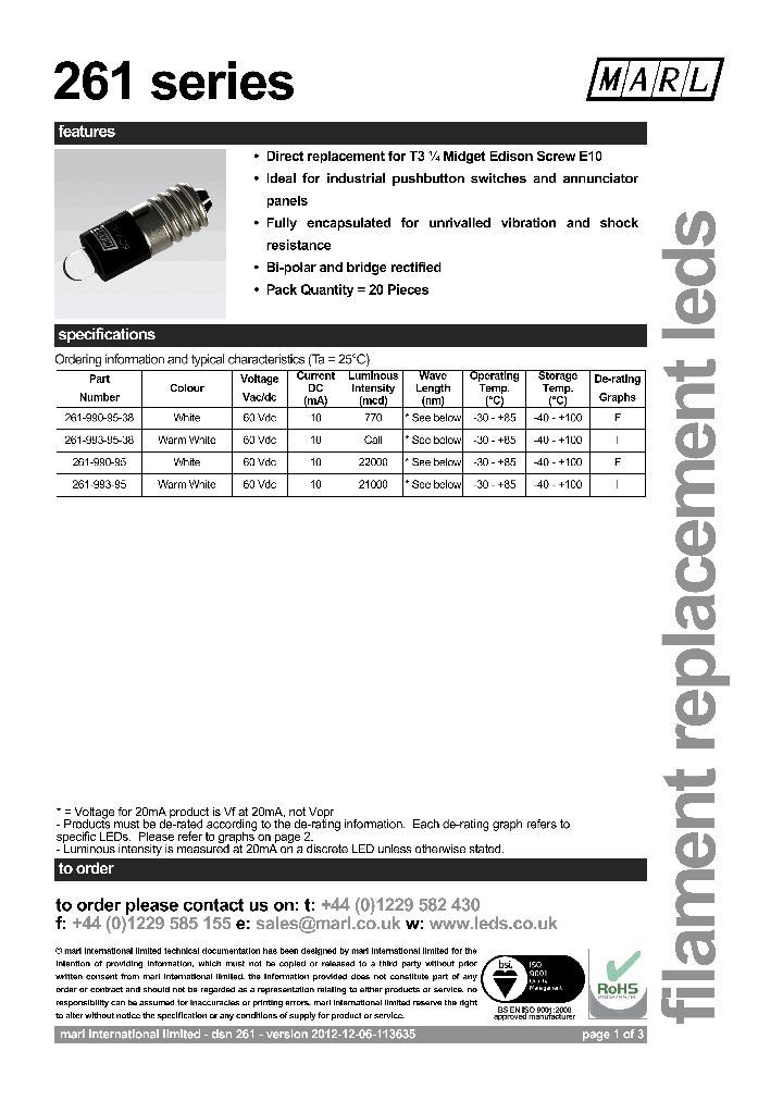 261-990-95_5567842.PDF Datasheet Download --- IC-ON-LINE