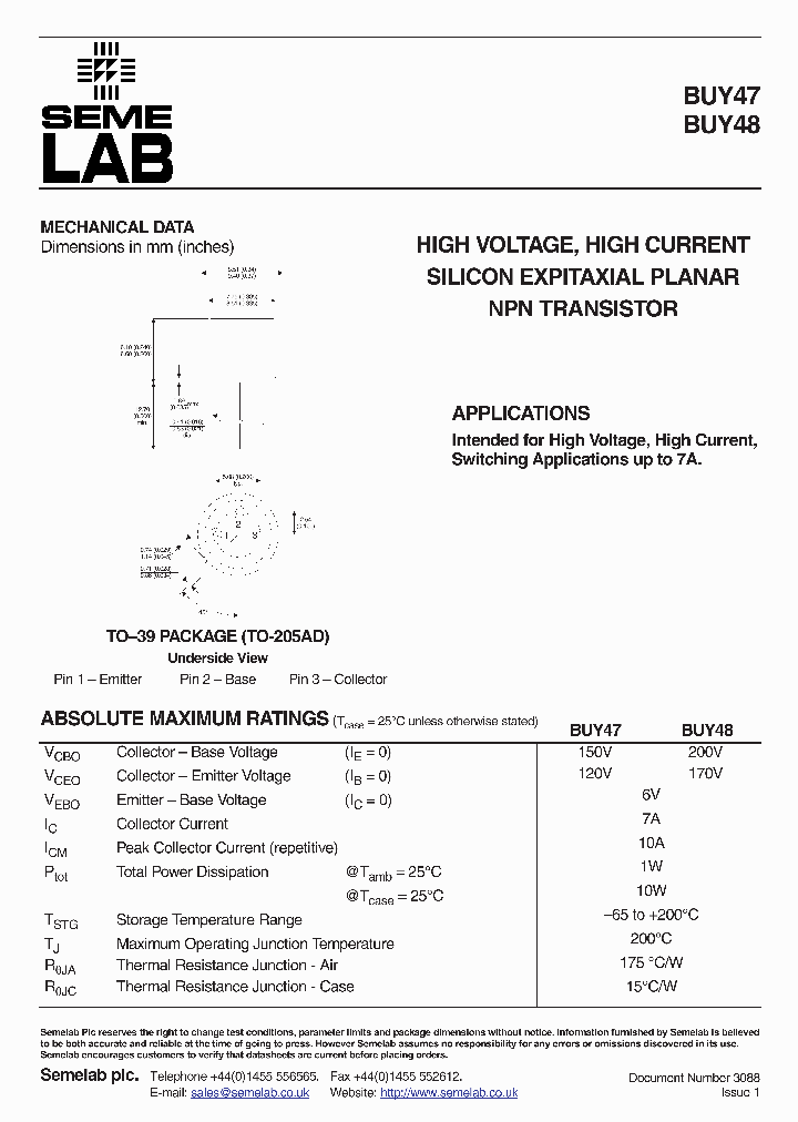 BUY4701_5609848.PDF Datasheet Download --- IC-ON-LINE