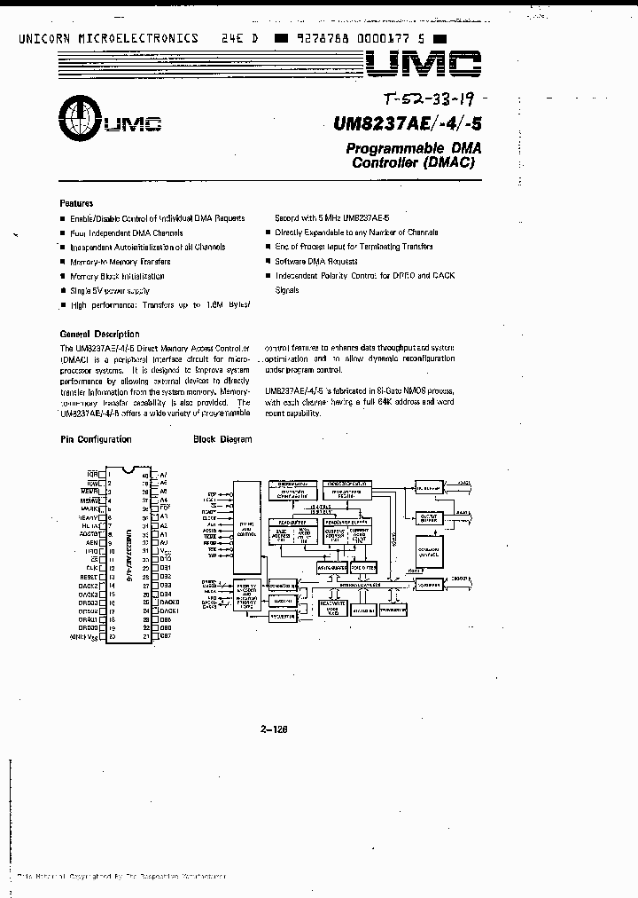 UM8237AE_5625569.PDF Datasheet Download --- IC-ON-LINE