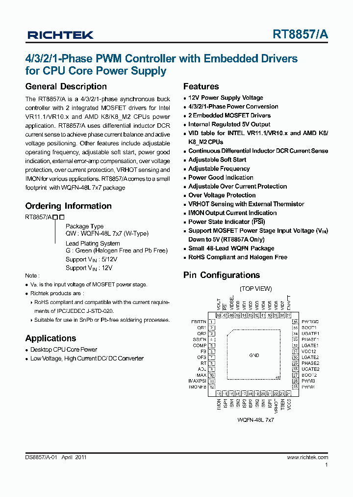 RT8857_5725516.PDF Datasheet Download --- IC-ON-LINE