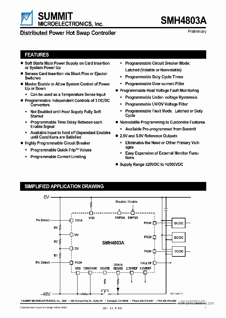 SMH4803A_5744751.PDF Datasheet Download --- IC-ON-LINE
