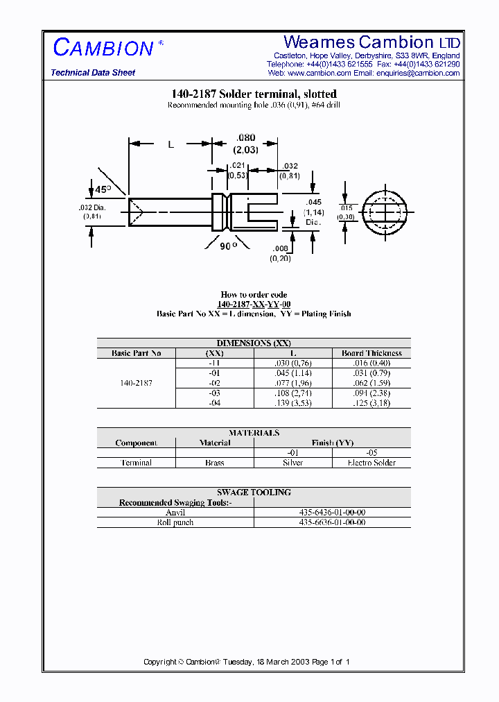 140-2187_5851537.PDF Datasheet Download --- IC-ON-LINE