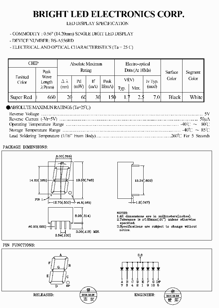 BS-A556RD_5935550.PDF Datasheet Download --- IC-ON-LINE