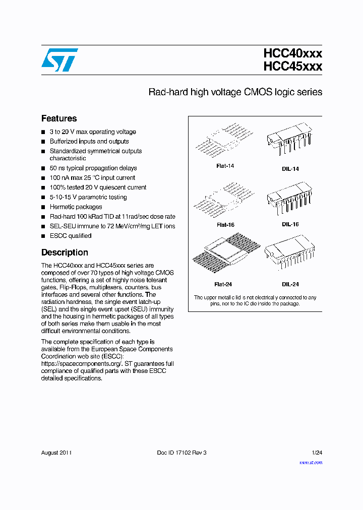 HCC4000B_6029120.PDF Datasheet Download --- IC-ON-LINE