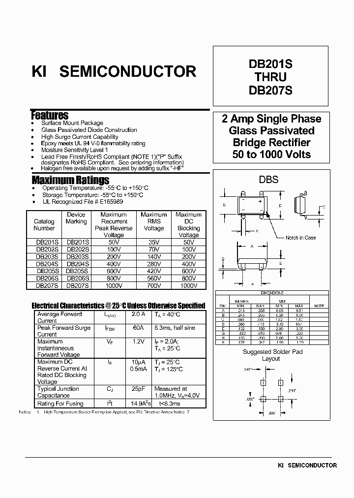 DB203S_6045958.PDF Datasheet Download --- IC-ON-LINE