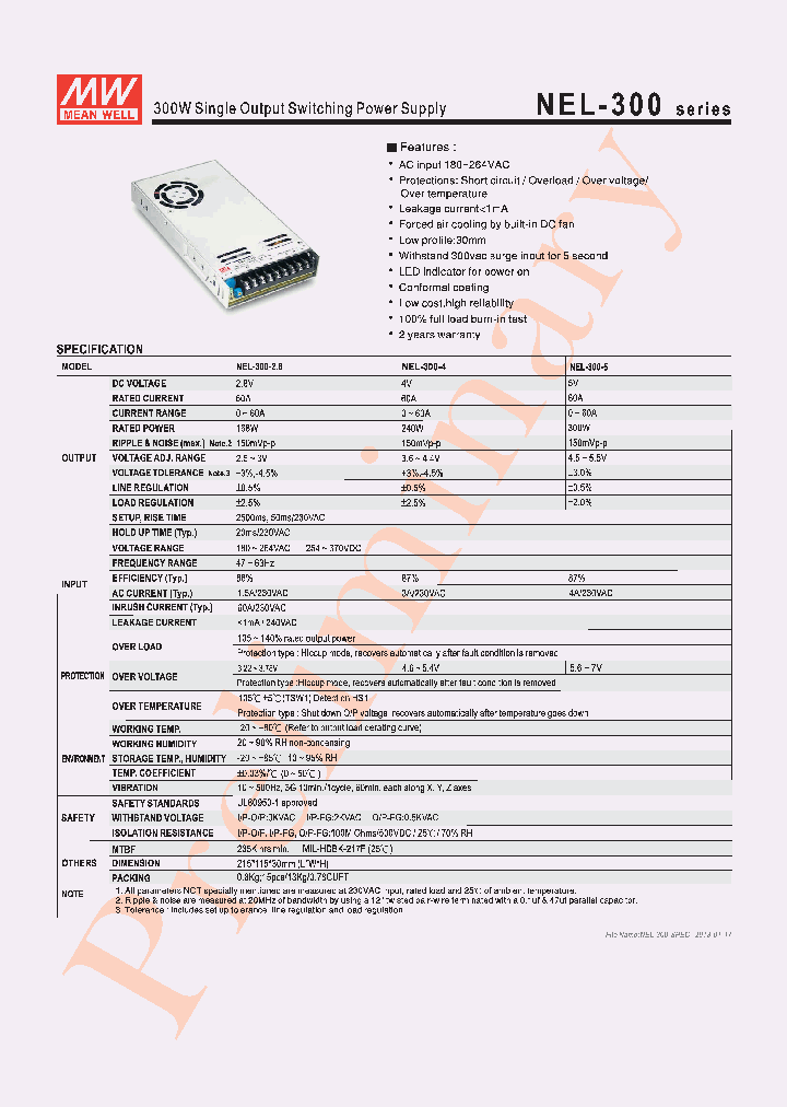 NEL-300_6126826.PDF Datasheet Download --- IC-ON-LINE