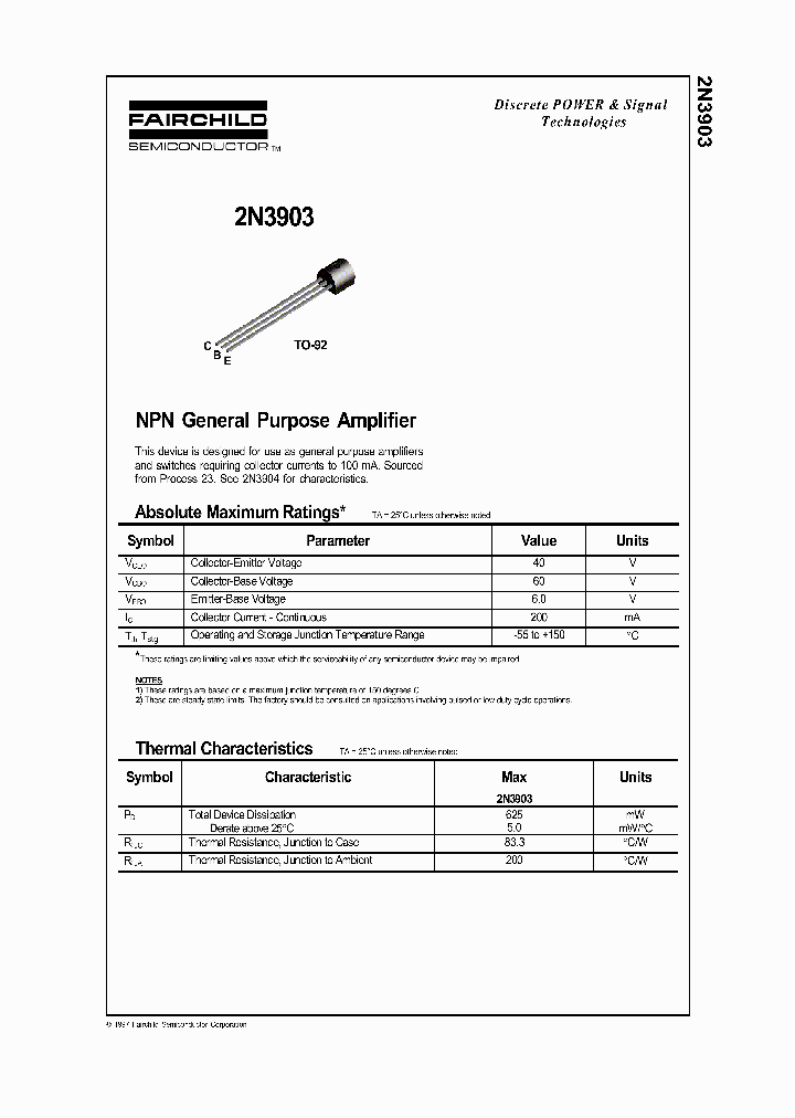 2N3903_6189557.PDF Datasheet Download --- IC-ON-LINE