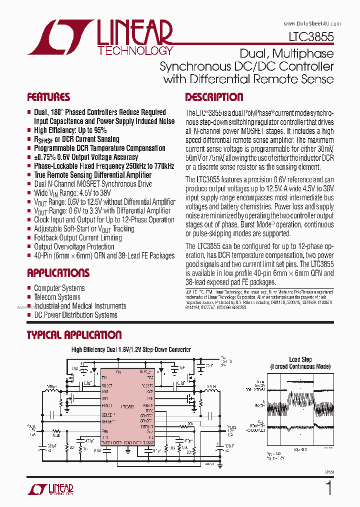 LTC3855_6241461.PDF Datasheet Download --- IC-ON-LINE