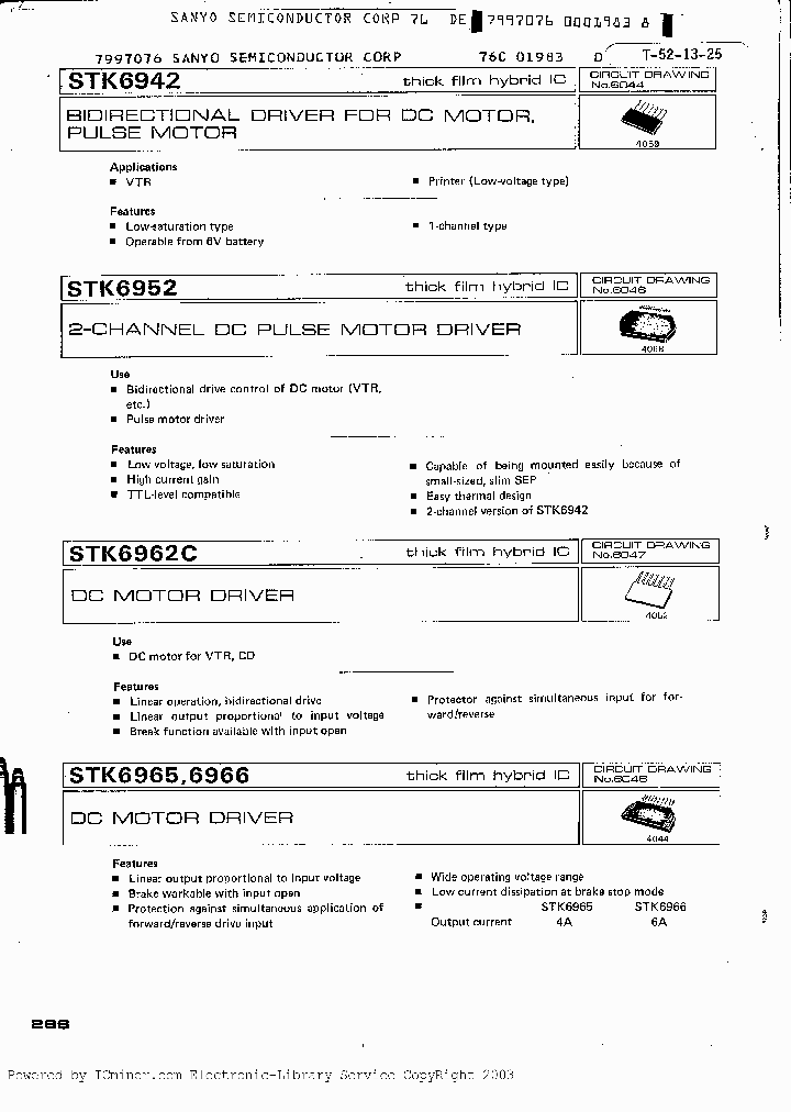 STK6942_6276542.PDF Datasheet Download --- IC-ON-LINE