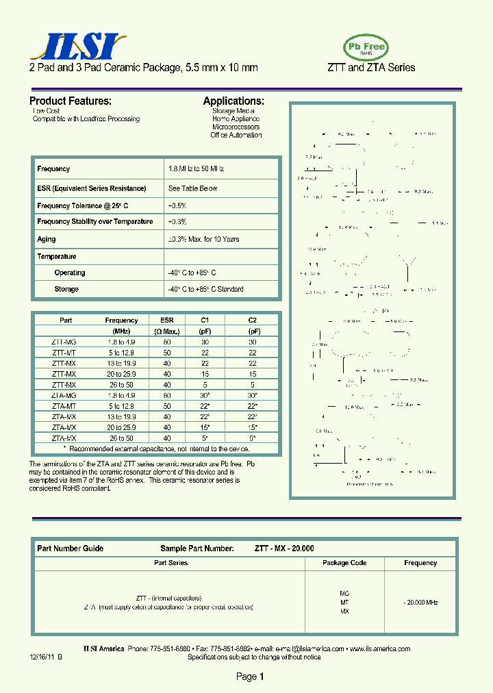 ZTT-MT-20000_6424377.PDF Datasheet Download --- IC-ON-LINE