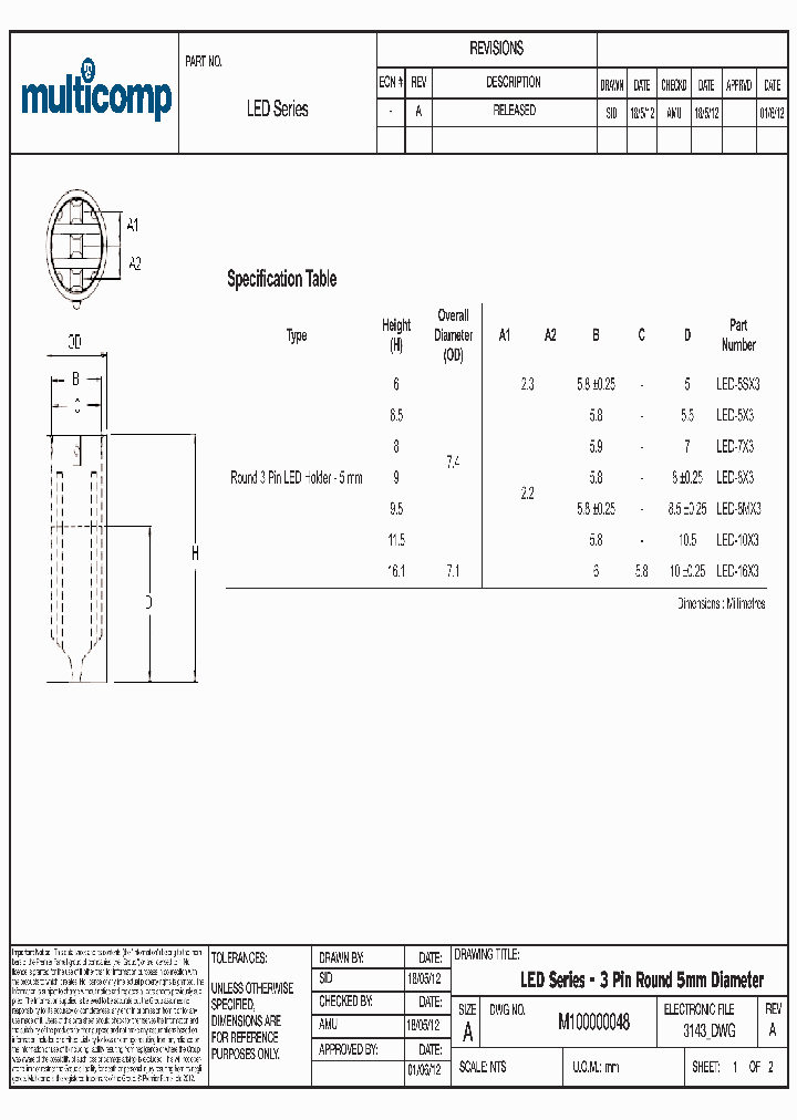 LED-5SX3_6467974.PDF Datasheet Download --- IC-ON-LINE