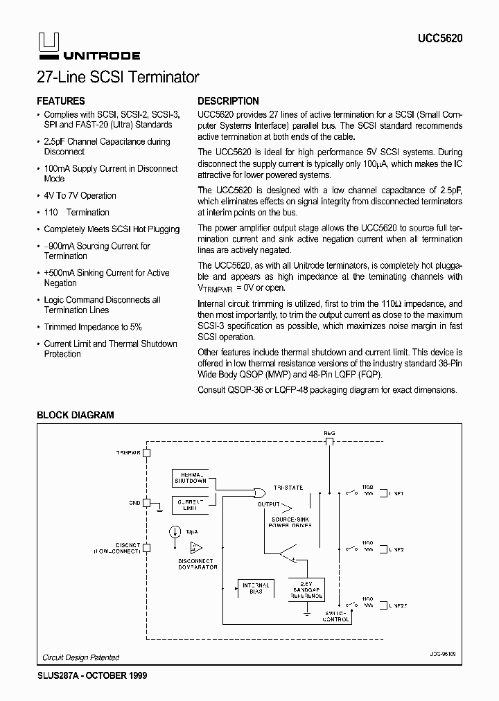 UCC5620_6655577.PDF Datasheet Download --- IC-ON-LINE