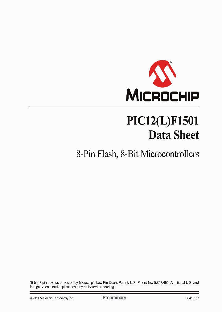 PIC12F1501_6921348.PDF Datasheet Download --- IC-ON-LINE
