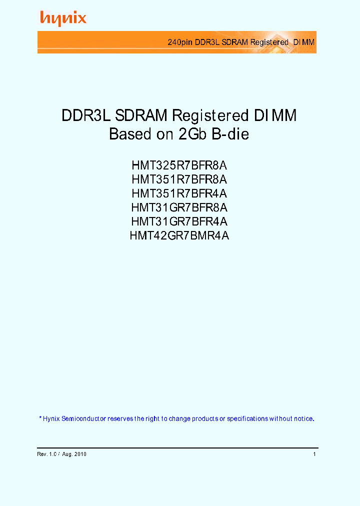 HMT351R7BFR8A-H9_6887234.PDF Datasheet Download --- IC-ON-LINE