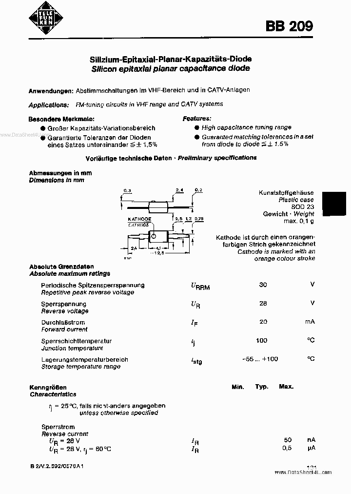 BB209_6991272.PDF Datasheet Download --- IC-ON-LINE