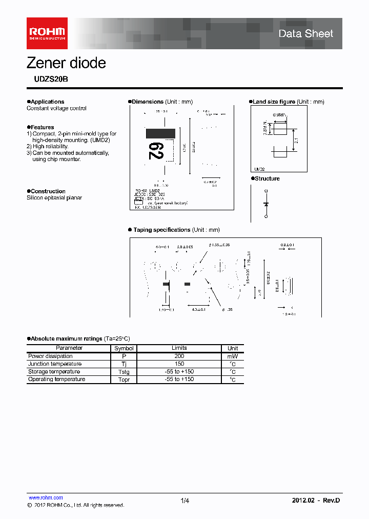 UDZSTE-1720B_7037410.PDF Datasheet Download --- IC-ON-LINE