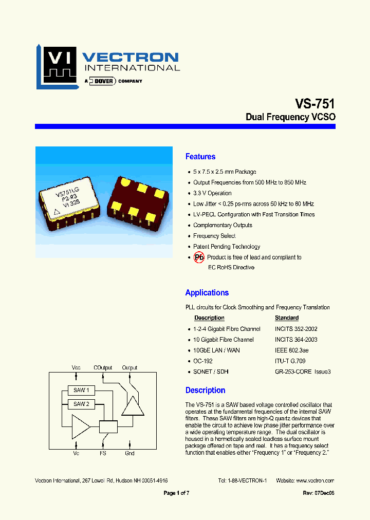 VS-751-LFF-HNN-R4-R6_7117582.PDF Datasheet Download --- IC-ON-LINE