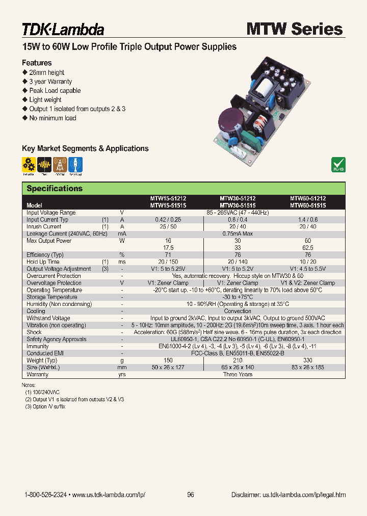 MTW30-51515_7146561.PDF Datasheet Download --- IC-ON-LINE