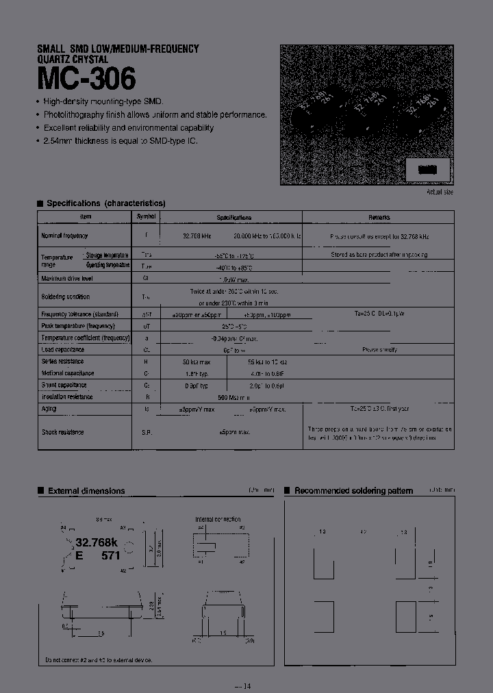 MC-306-FREQ-TOL1-SR_7200805.PDF Datasheet Download --- IC-ON-LINE