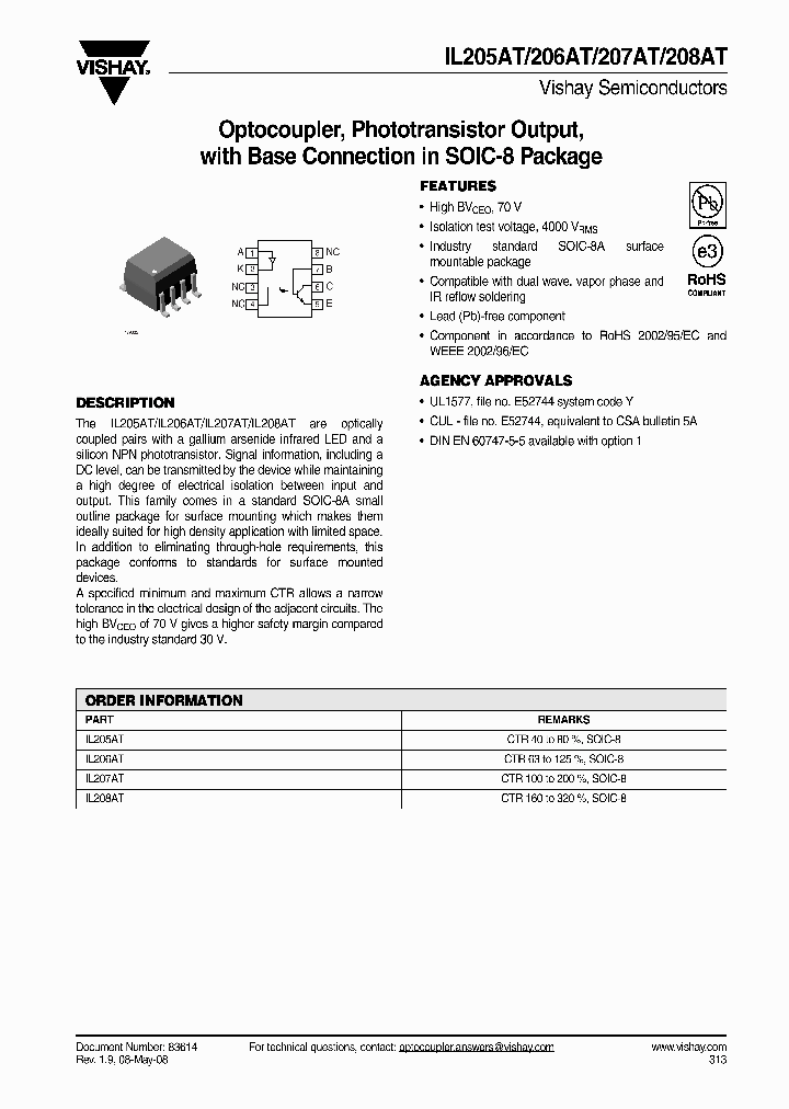 IL207AT-X001_7212508.PDF Datasheet Download --- IC-ON-LINE