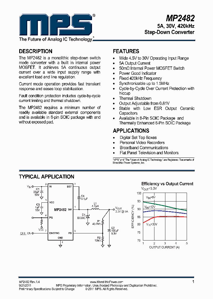 MP2482_7302571.PDF Datasheet Download --- IC-ON-LINE