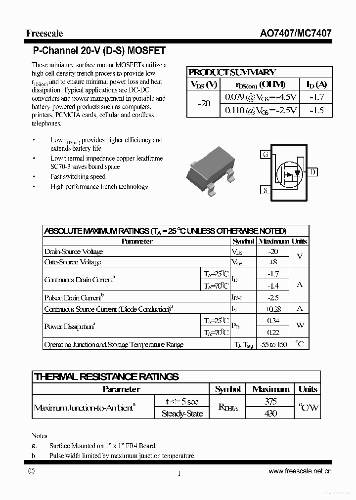 MC7407_7328002.PDF Datasheet Download --- IC-ON-LINE