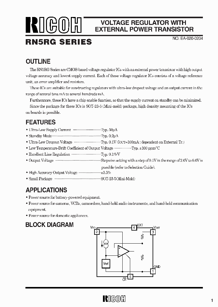 RN5RG41AA-TL-FB_7338406.PDF Datasheet Download --- IC-ON-LINE