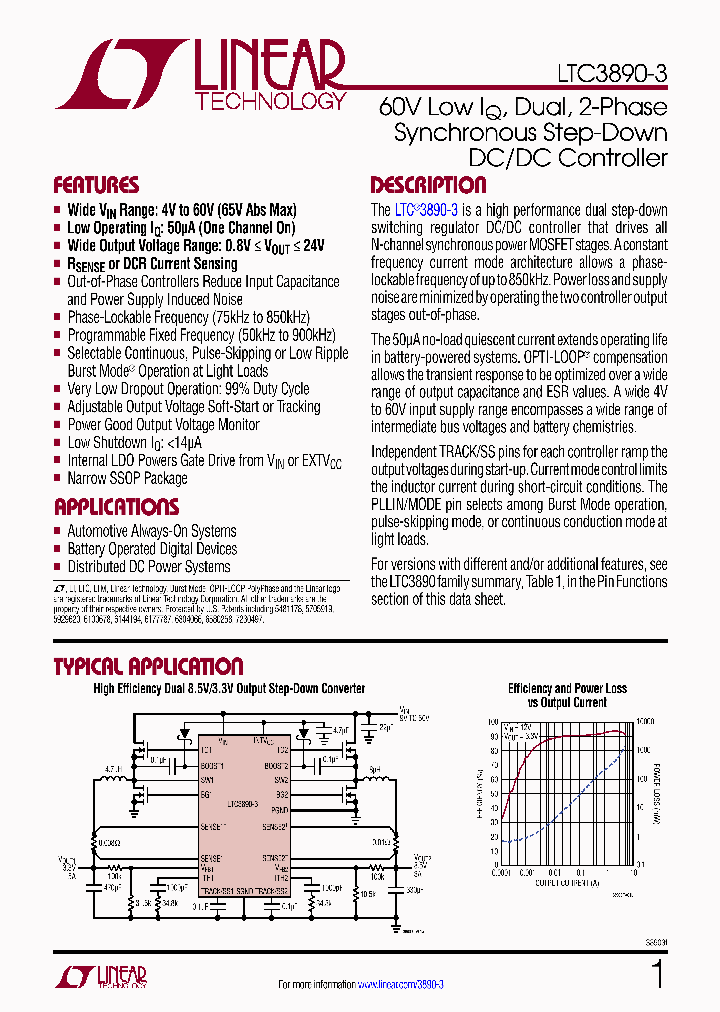 LTC3890-3_7338842.PDF Datasheet Download --- IC-ON-LINE
