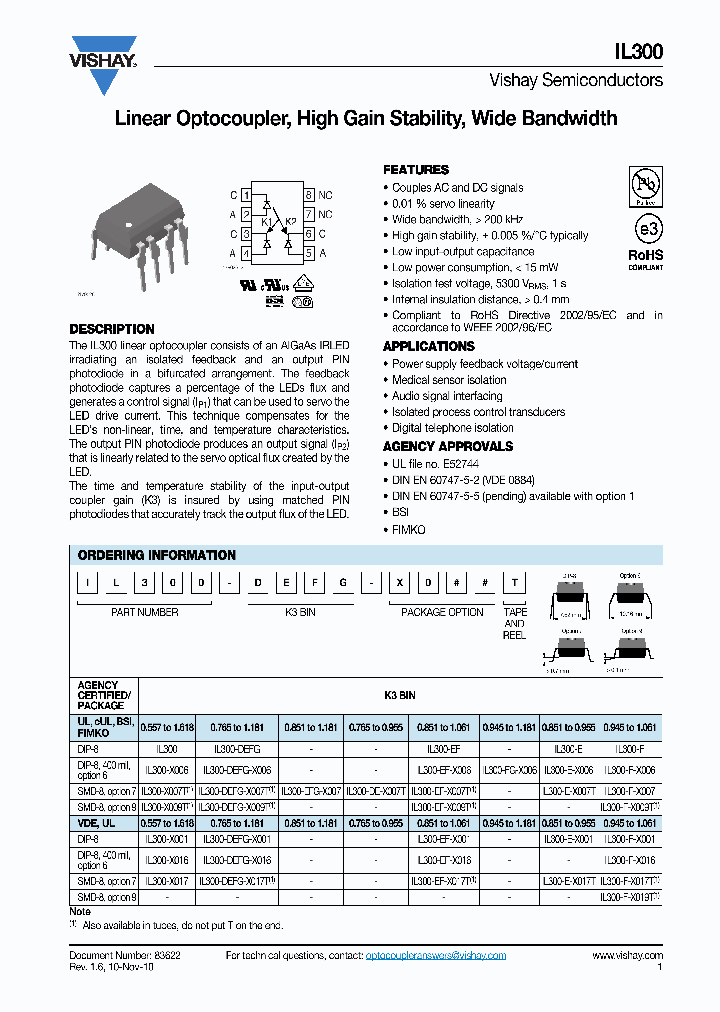 IL300-F-X007_7456619.PDF Datasheet Download --- IC-ON-LINE