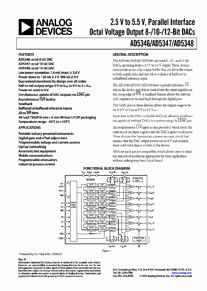 AD5330_7474212.PDF Datasheet Download --- IC-ON-LINE